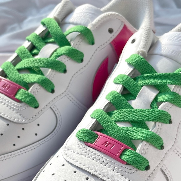 Nike | Shoes | Nike Air Force Aka Watermelon Custom | Poshmark